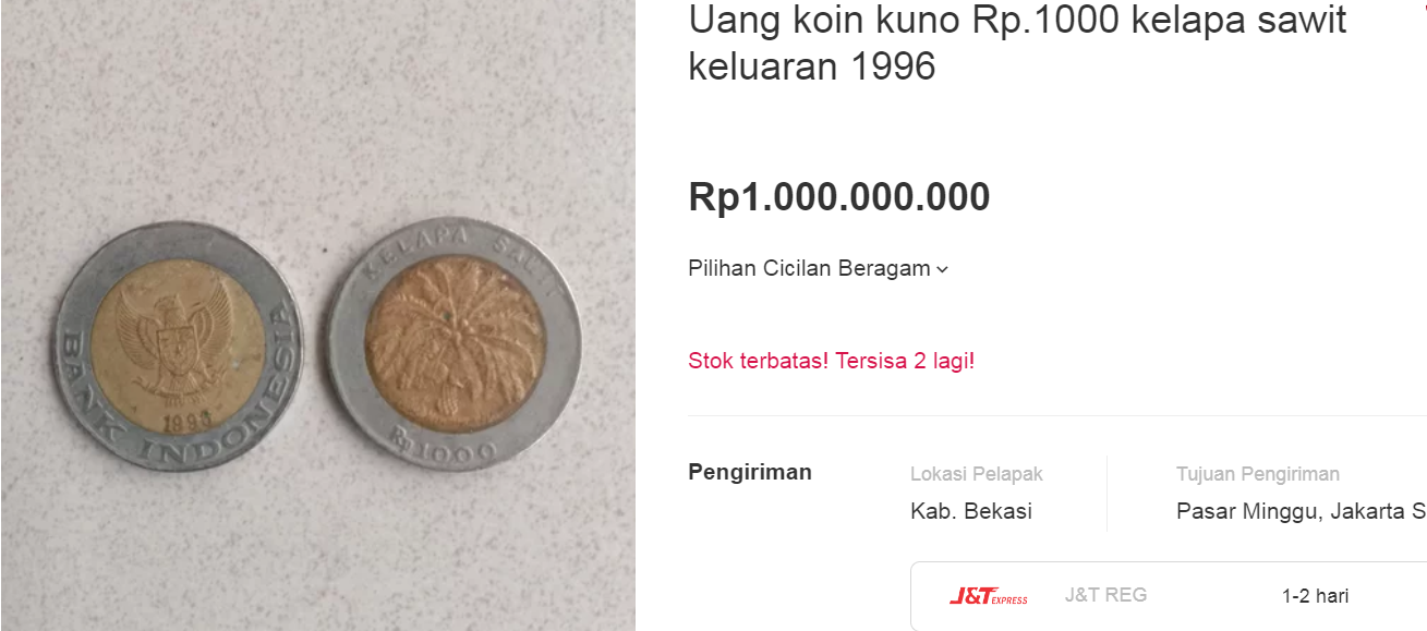 Cara Jual Koin Rp1000 Kelapa Sawit Agar Bisa Borong Vespa Primavera – Cianjur Ekspres