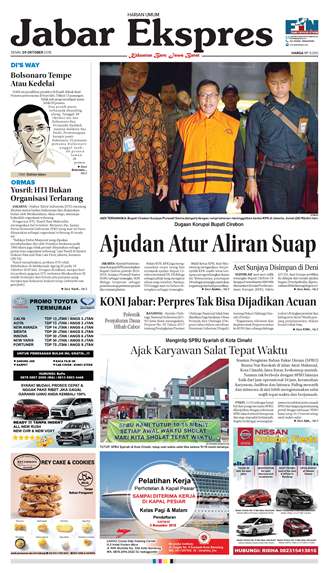 e-Paper Jabar Ekspres Edisi 29 Oktober 2018 – jabarekspres.com
