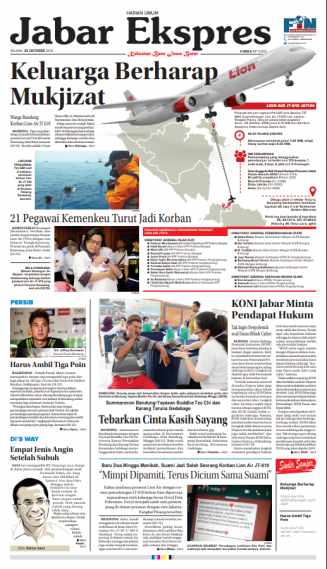 e-Paper Jabar Ekspres Edisi 30 Oktober 2018 – jabarekspres.com
