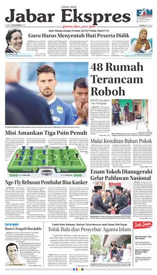 e-Paper Jabar Ekspres Edisi 9 November 2018 – jabarekspres.com