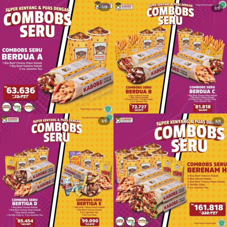 Promo Kabobs Bulan September 2022 ‘Combobs Seru’ Mulai Dari Rp63 Ribu ...