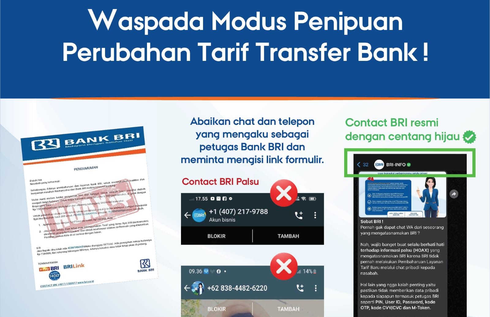 Hati-Hati! Modus Penipuan Kenaikan Tarif Transaksi BRI – jabarekspres.com