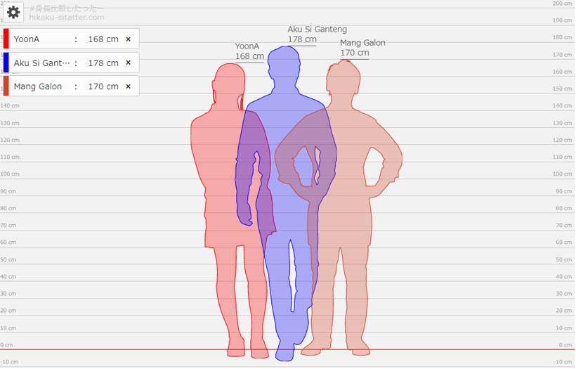Height Comparison Chart Viral di TikTok, Ayo Bandingkan Tinggi Badan dengan Idol Idolamu ...