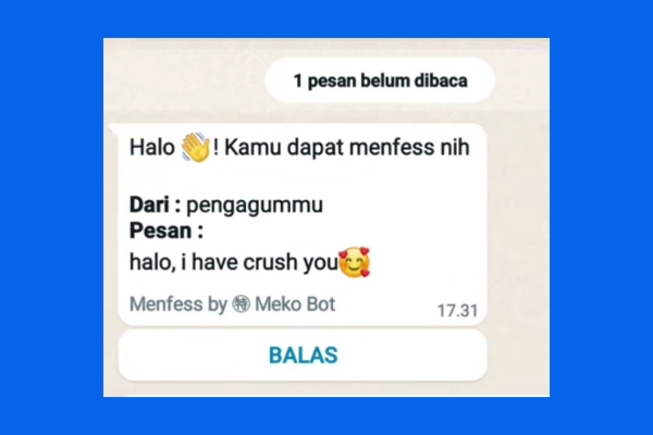 Viral WA Bot Confess, Bisa Confess ke Crush Secara Anonim ...