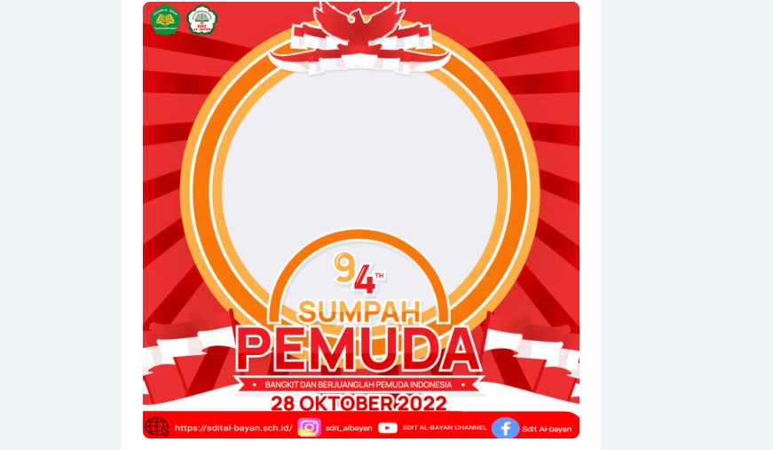 20 Link Twibbon Hari Sumpah Pemuda 2022, Lebih Variatif dan Estetik – jabarekspres.com
