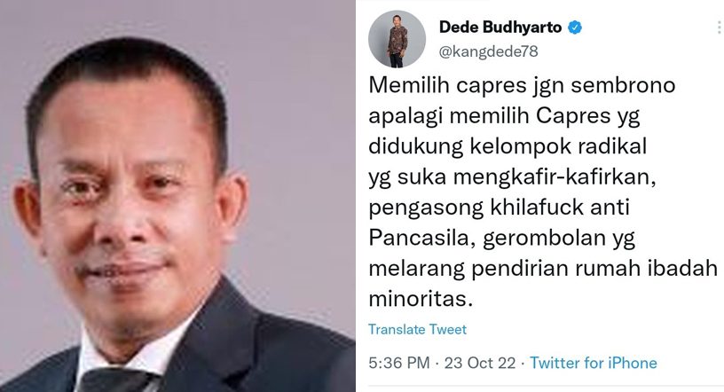 Komisaris PT Pelni Dede Budhyarto Tuai Kecaman Usai Menyebut Khilafuck – jabarekspres.com