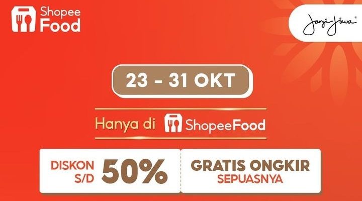 Promo ShopeeFood Akhir Bulan Oktober, Harga Miring dan Bonus Voucher 50 ...