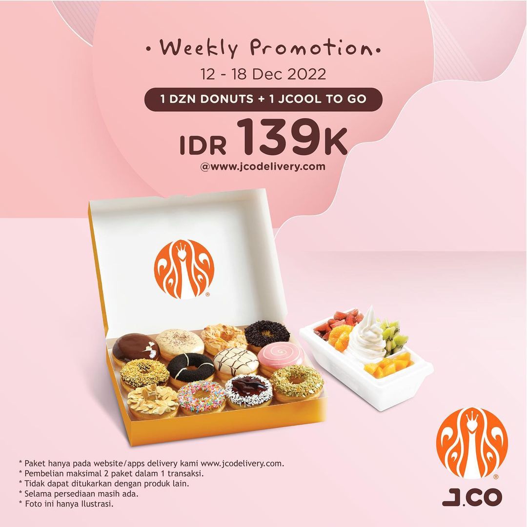 Weekly Promo JCO 12 – 18 Desember 2022, Hemat Jelang Akhir Tahun ...