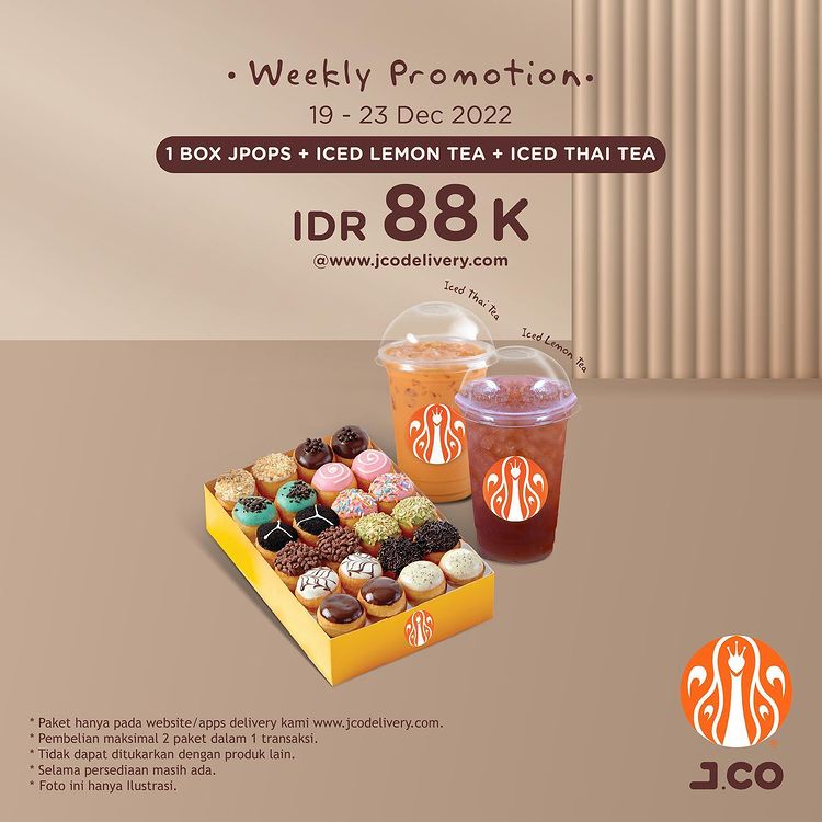 Weekly Promo JCO Hadir Lagi untuk 19 – 25 Des 2022, Murah Meriah ...