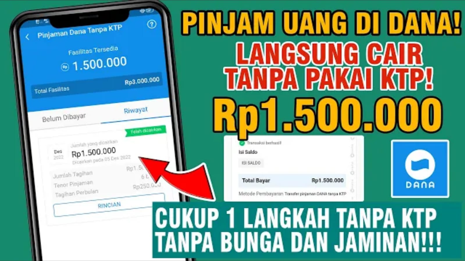 Simak! Cara Pinjam Uang di Aplikasi DANA Rp 2 Juta, Langsung Cair Tanpa ...