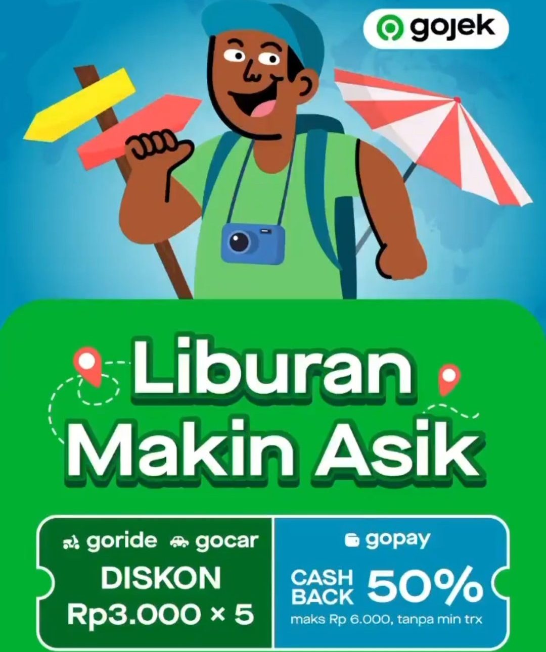 Kode Promo Gojek, GoRide, GoCar, Gosend dan GoFood Hari Ini Senin 26 ...