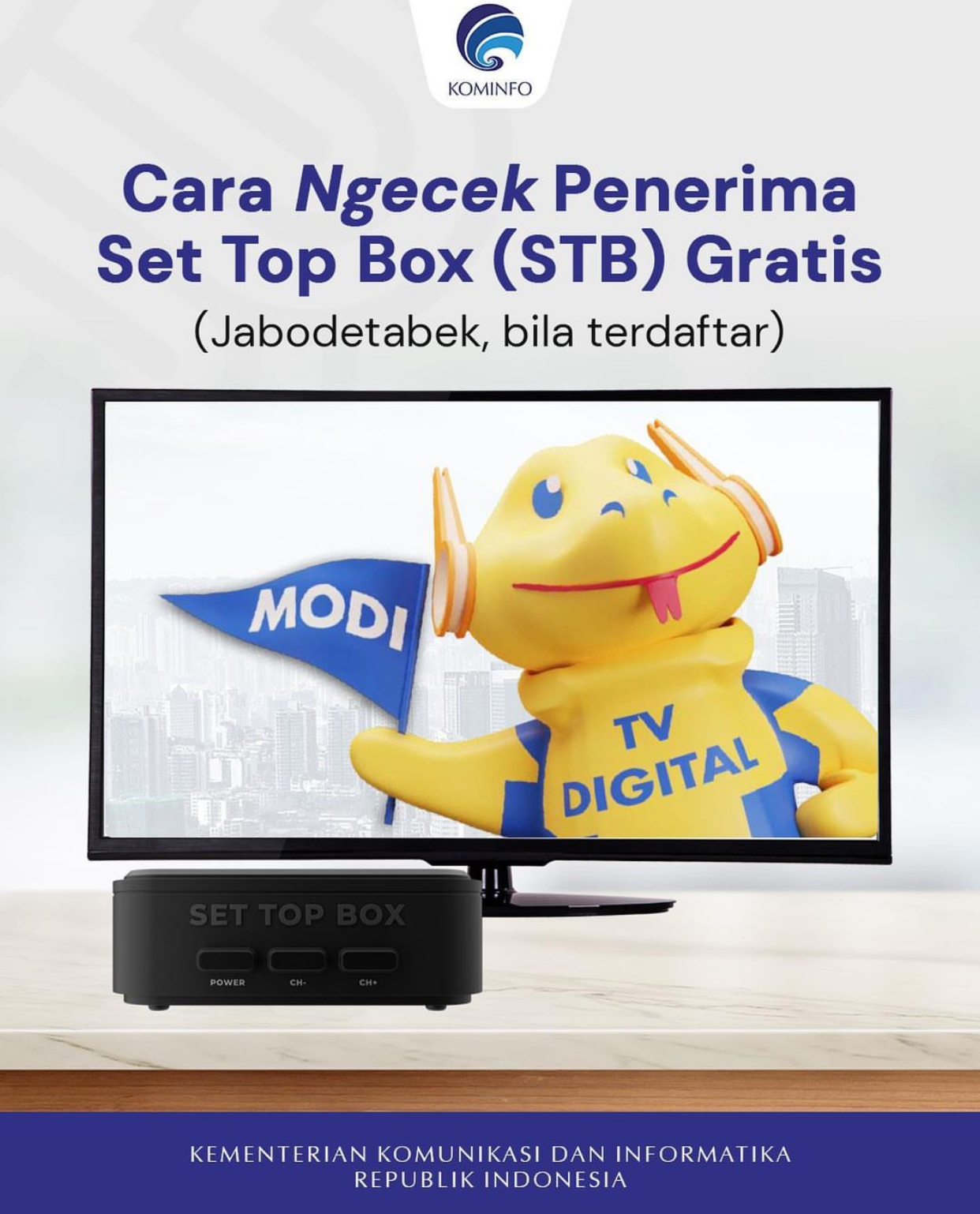 Set Top Box (STB) Gratis, Hanya Dengan Tunjukan KTP – jabarekspres.com