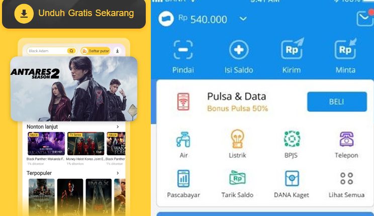Rebahan Nonton Film dapat Uang dan Saldo DANA Gratis hingga Rp110 Ribu per Hari – jabarekspres.com