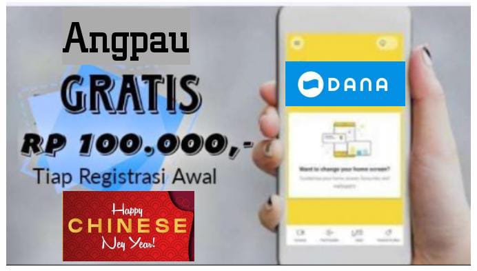 Cuma Klik Link ini Dapat Rp100 Ribu Angpau DANA Gratis, Hoki Banget ...