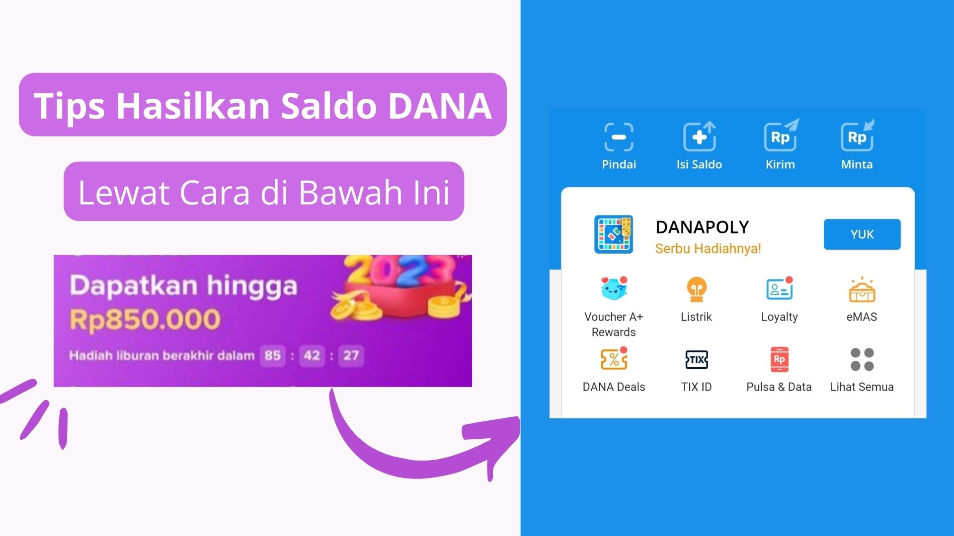 Gunakan Kode Unik Dapat Saldo DANA Gratis Hingga Rp850 Ribu di Aplikasi ...