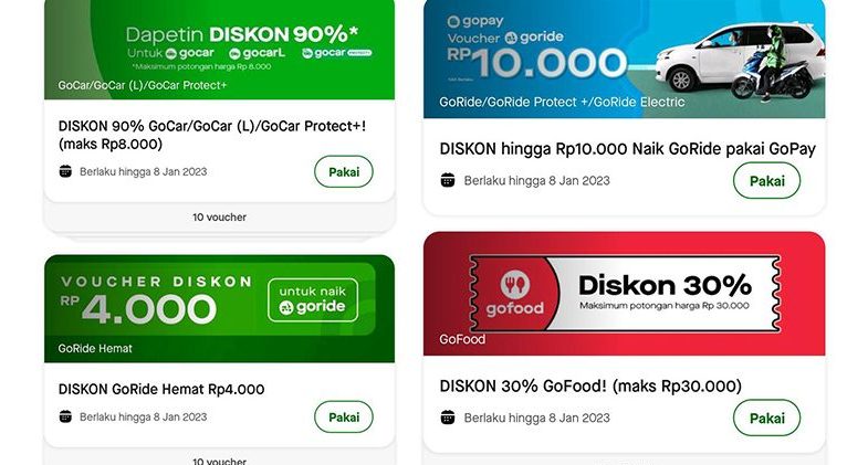 Kode Promo Gojek, GoRide, GoCar, Gosend dan GoFood Hari Ini Rabu 1 Februari 2023 – jabarekspres.com
