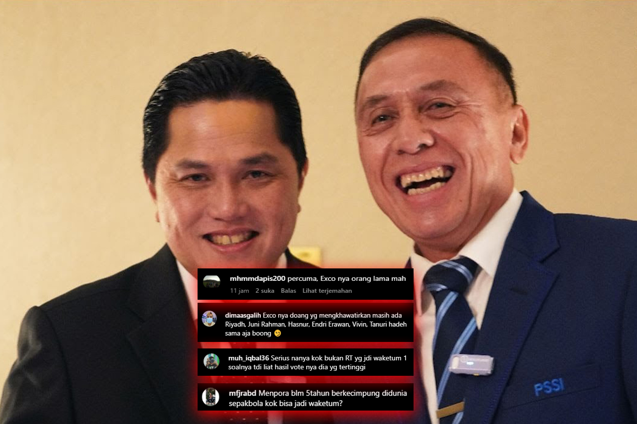 Kepengurusan PSSI 2023-2027 Diisi Exco Lama, Warganet Pesimis Walau ada ...