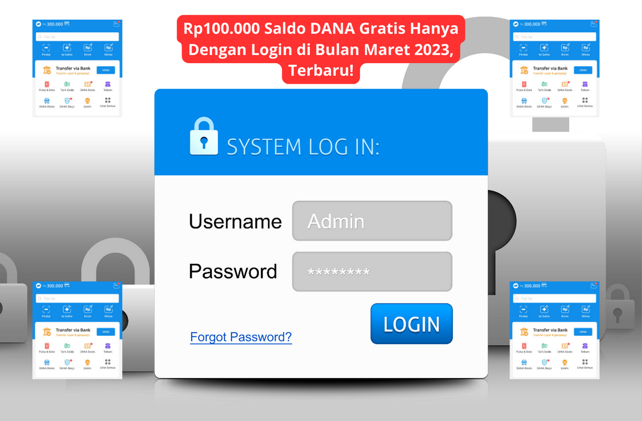 Rp100.000 Saldo DANA Gratis Hanya Dengan Login di Bulan Maret 2023 ...