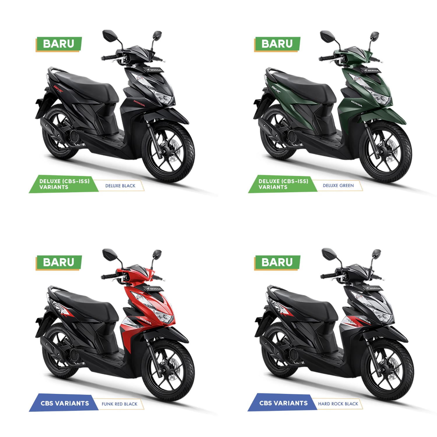 Makin Stylish dan Gahar, Ini Daftar Harga dan Varian Warna New Honda ...