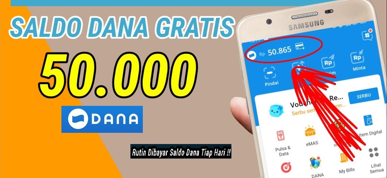 Daftar di Aplikasi ini, Tarik Saldo DANA Rp50.000 Langsung Cair – jabarekspres.com