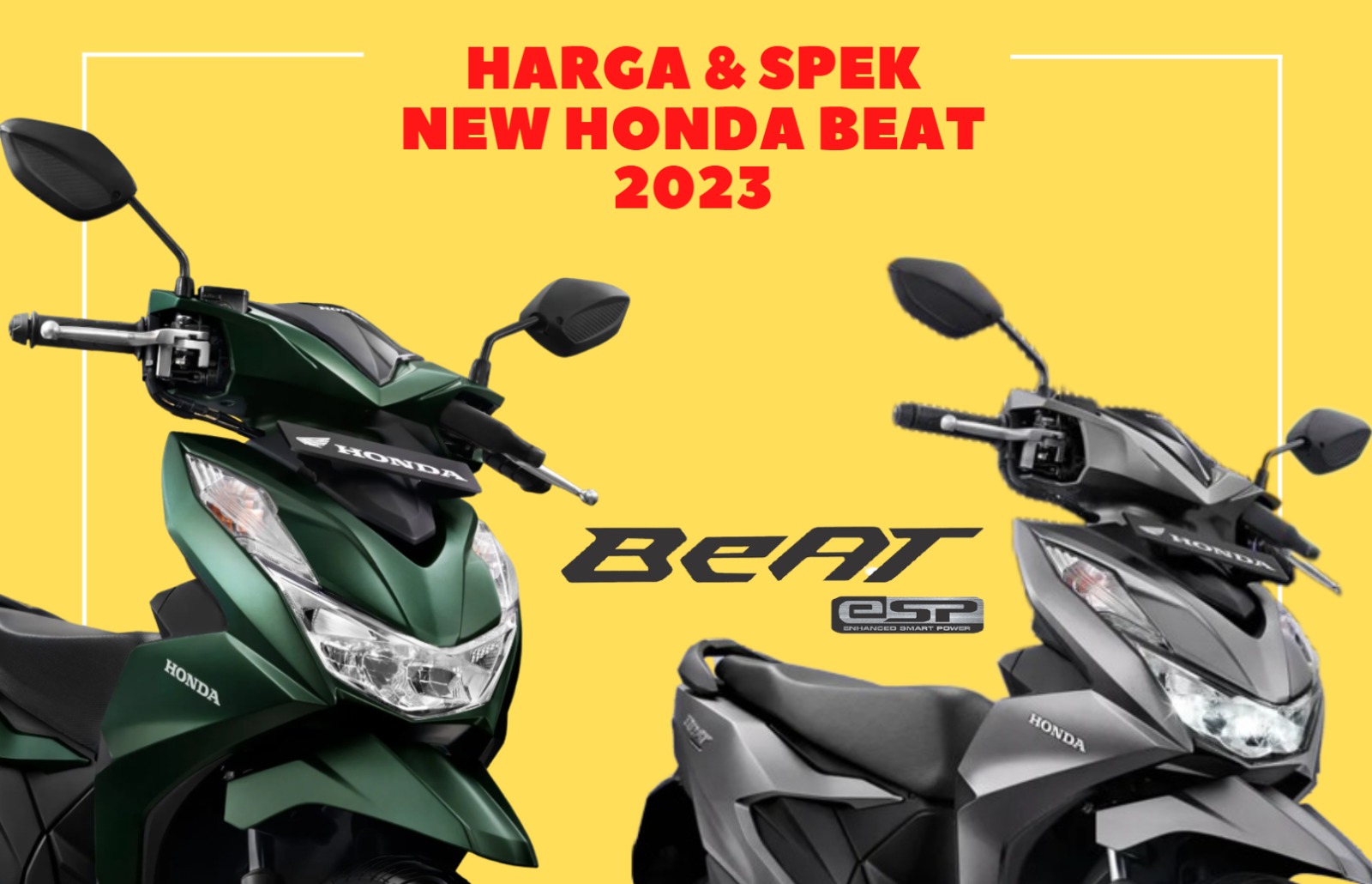 New Honda BeAT 2023, Sangat Cakep Sekali Buat Anak Muda, Berikut ...