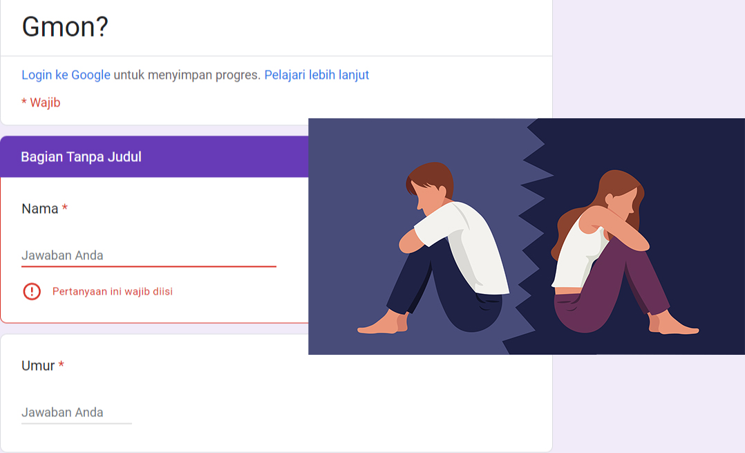 Link Tes Ujian GAMON di Google Form Terbaru 2023, Gagal Move On dari ...
