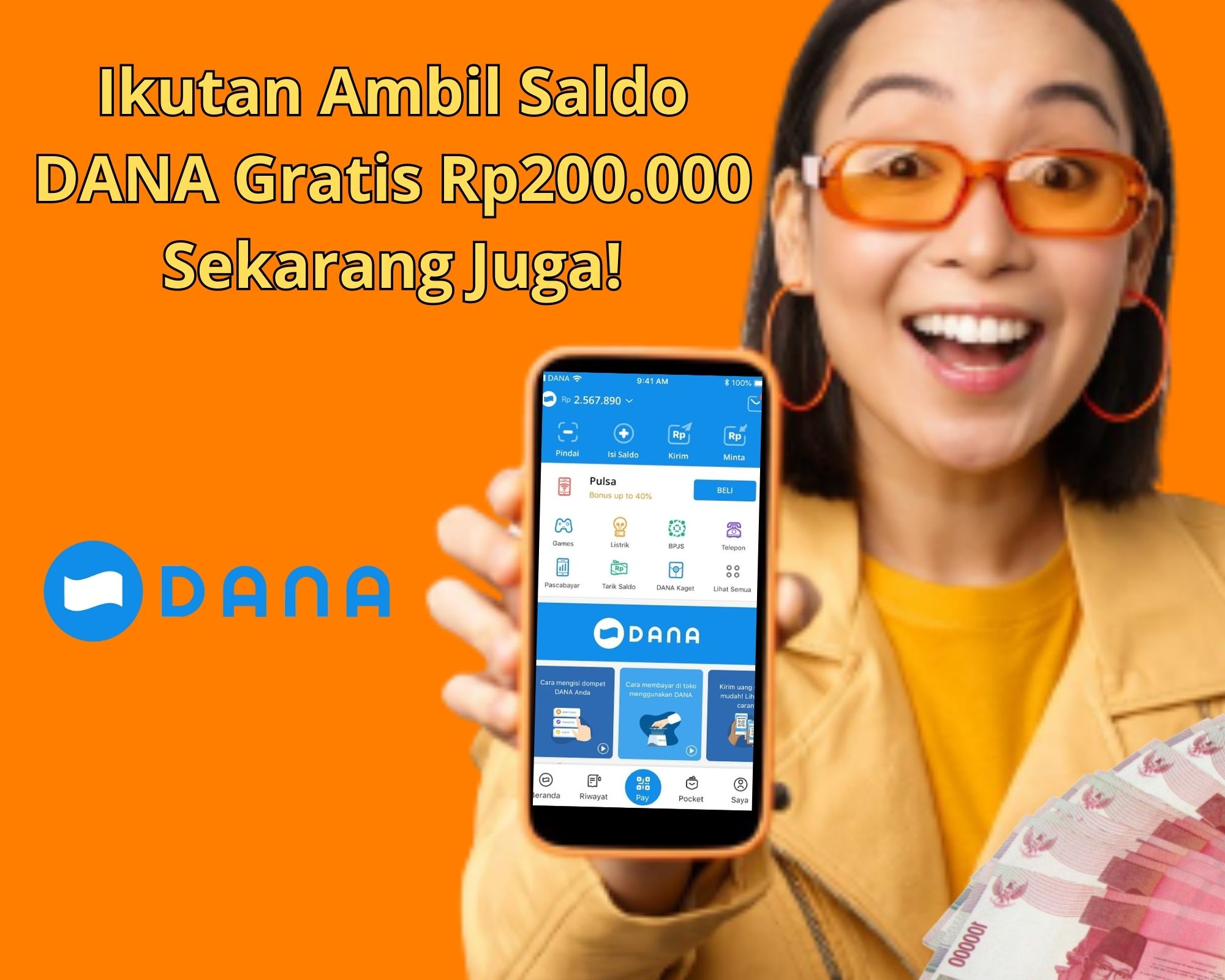 Ikutan Ambil Saldo DANA Gratis Rp200.000 Sekarang Juga! – jabarekspres.com