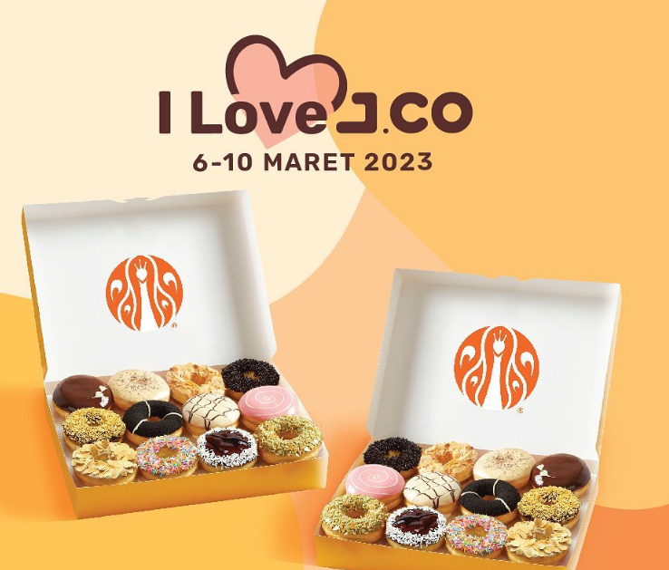 Promo I LOVE JCO Maret 2023, 2 Lusin Donat Super Hemat – jabarekspres.com