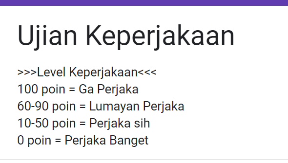 Link Tes Ujian Keperjakaan Viral 2023, Apakah Kamu Masih Perjaka ...