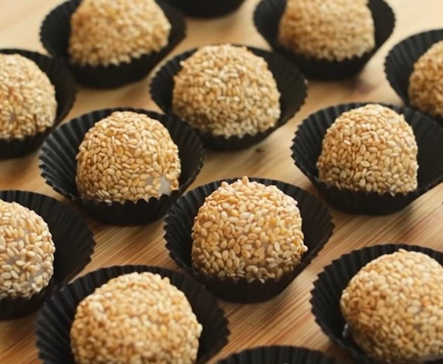 Cemilan Lebaran! Resep Kue Mochi Wijen Isi Kacang – jabarekspres.com