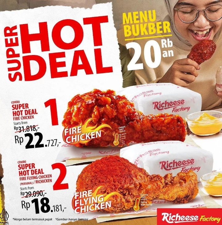 Yuk Serbu!! Promo 20 Ribuan Menu Bukber Richeese Factory ...
