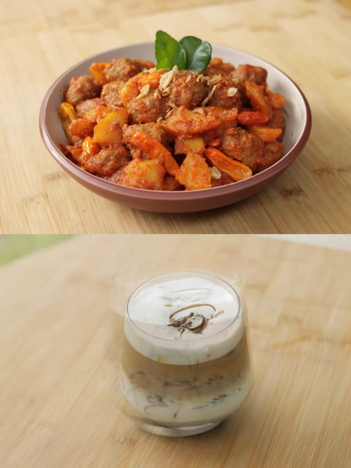 Menu Bukaan Lengkap! Resep Balado Bola Daging & Es Kopi Jeli ...