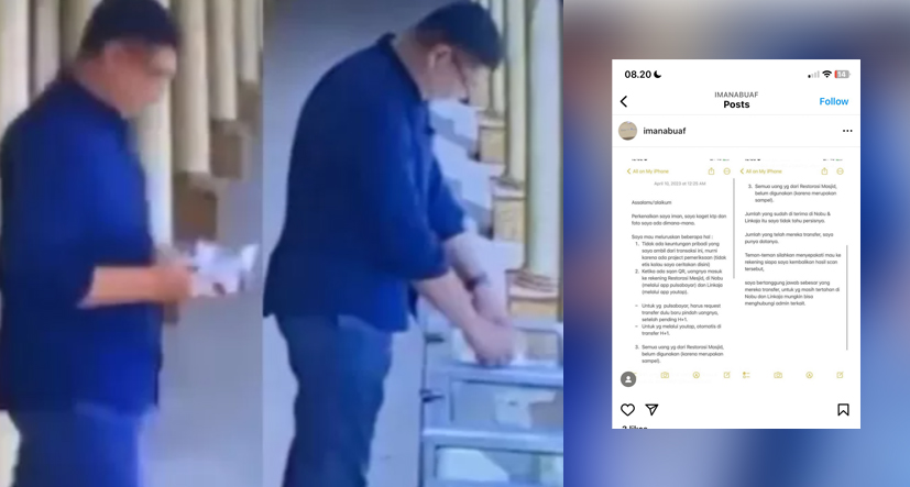 Beredar Klarifikasi Iman Mahlil yang Viral Menukar QRIS Palsu di Masjid ...