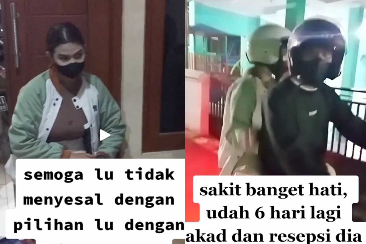 Video Viral TikTok, Wanita Ini Selingkuh 6 Hari Sebelum Nikah ...