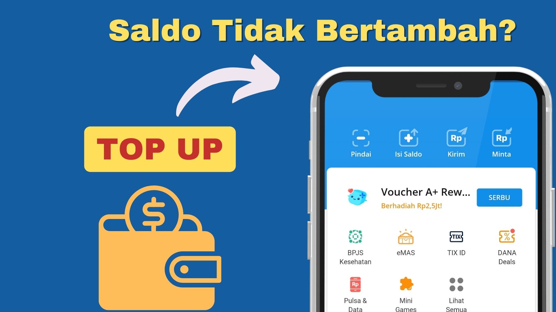 Top Up Saldo DANA Tapi Tidak Masuk? Ini Solusinya – jabarekspres.com
