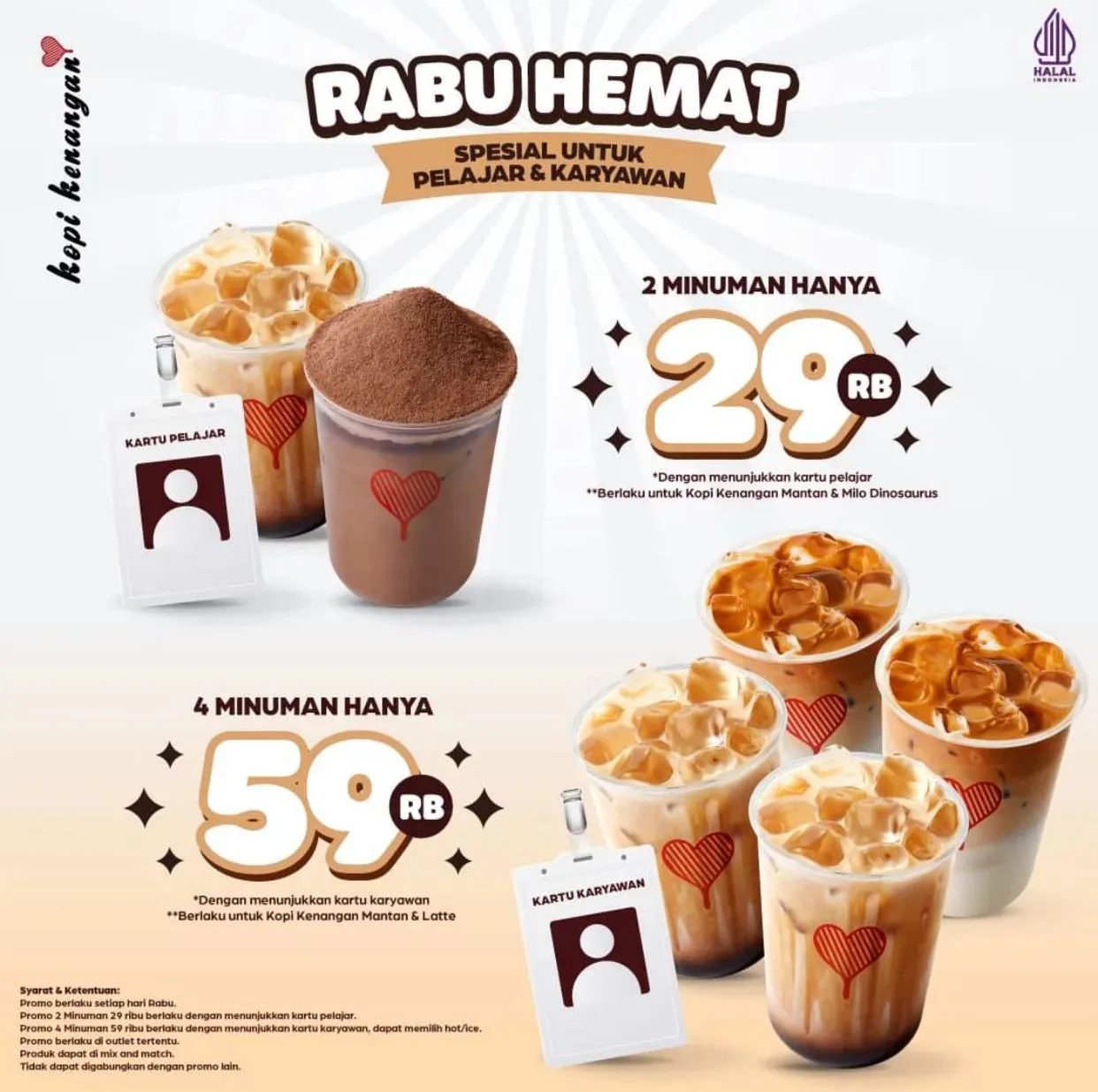 Promo Spesial Kopi Kenangan, Khusus Untuk Pelajar & Karyawan ...