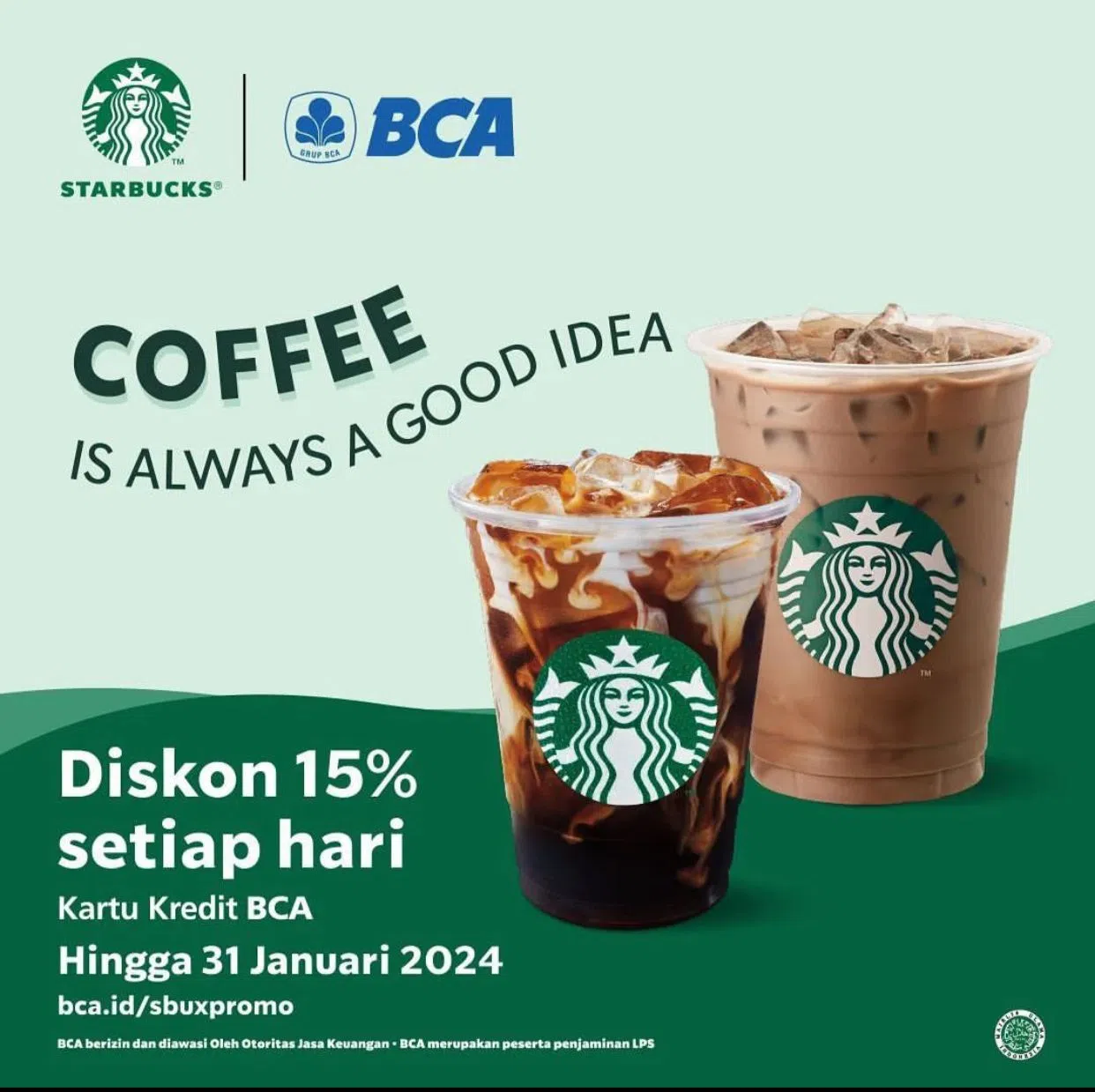 Promo BCA, Klaim Diskon 15% STARBUCKS Berikut Ini! – jabarekspres.com