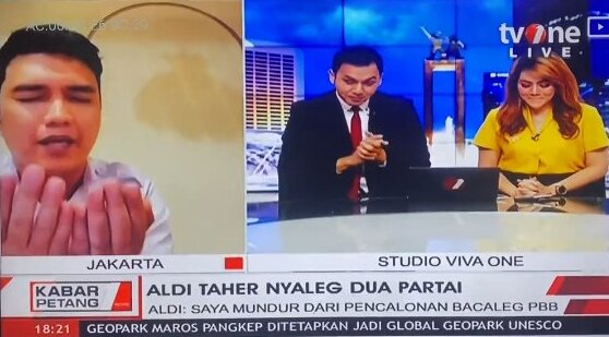 Sampai Trending Twitter! Begini Kocaknya Tingkah Aldi Taher Saat Wawancara di TV – jabarekspres.com