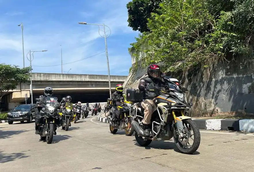 Komunitas CB150X Ikut Kegiatan Halal Bi Halal Bersama Mario Iroth ...