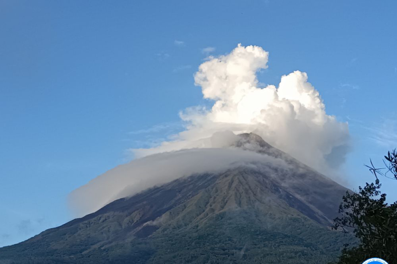 PGA Post: Volcanic Activity of Mount Karangetang is Relatively ...