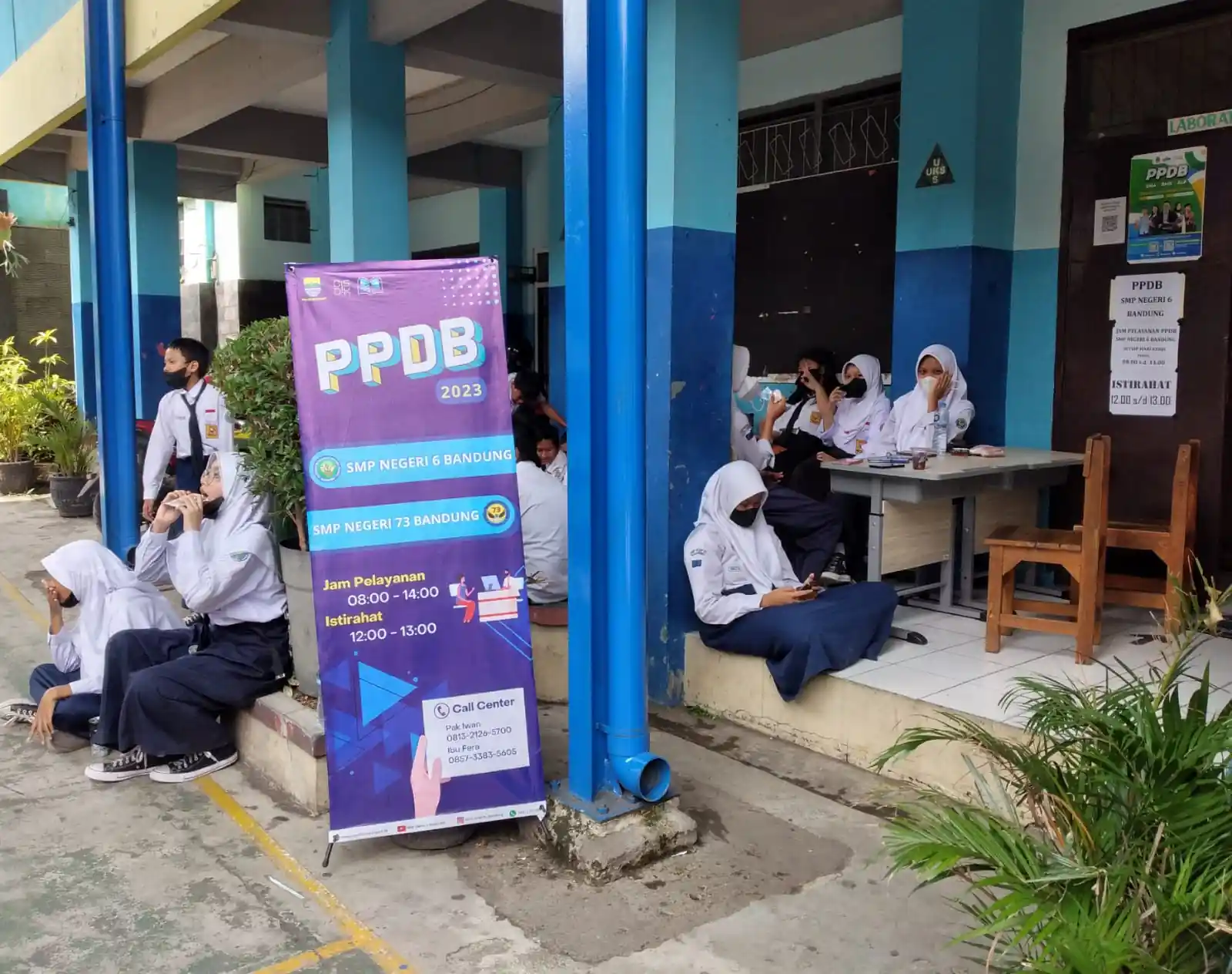 SMPN 73 Sepi Pendaftar PPDB Tahap I Karena Belum Punya Gedung Sendiri ...