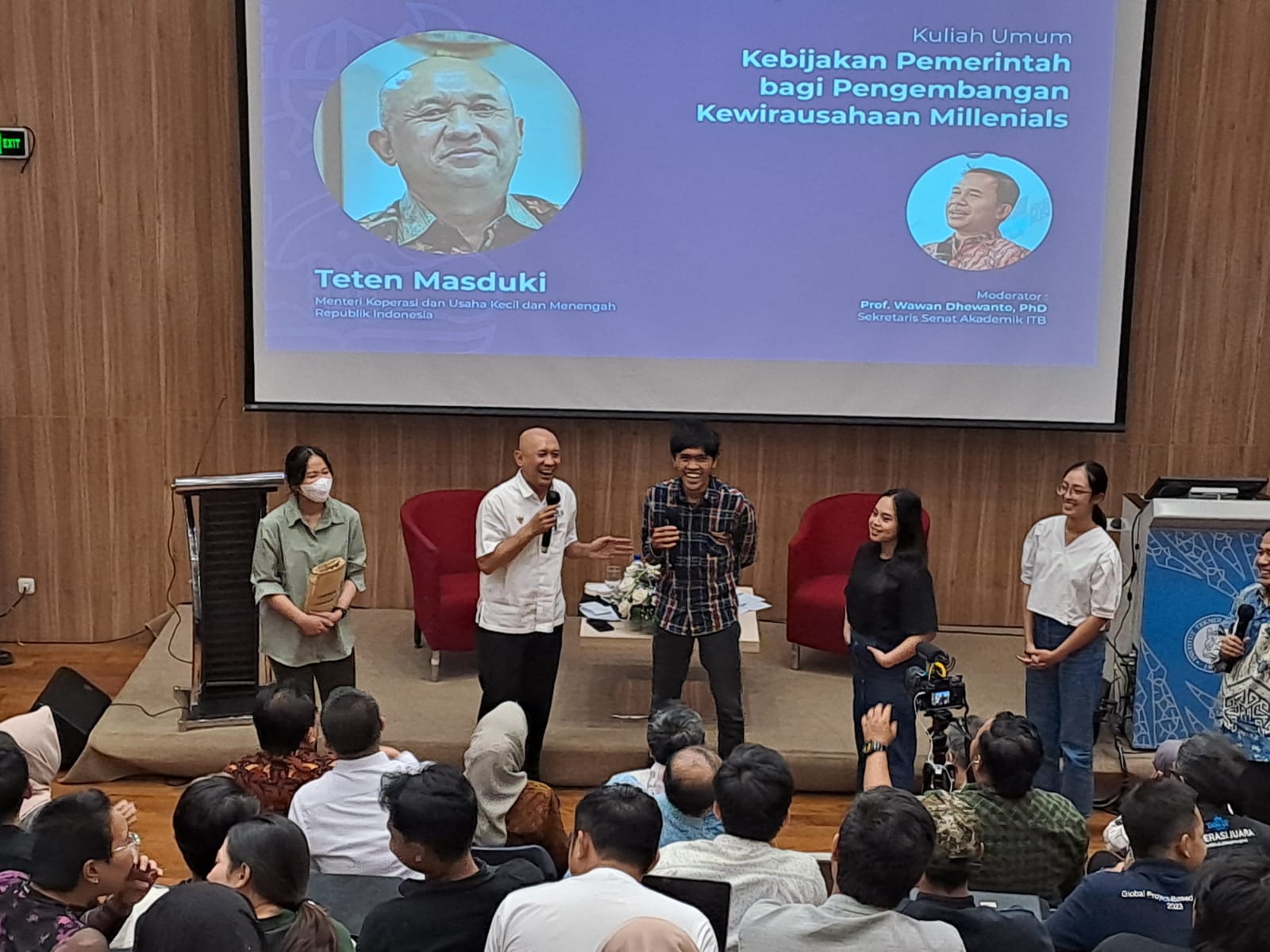 KemenKopUKM, Teten Masduki Ajak Mahasiswa ITB Jadi Pengusaha ...