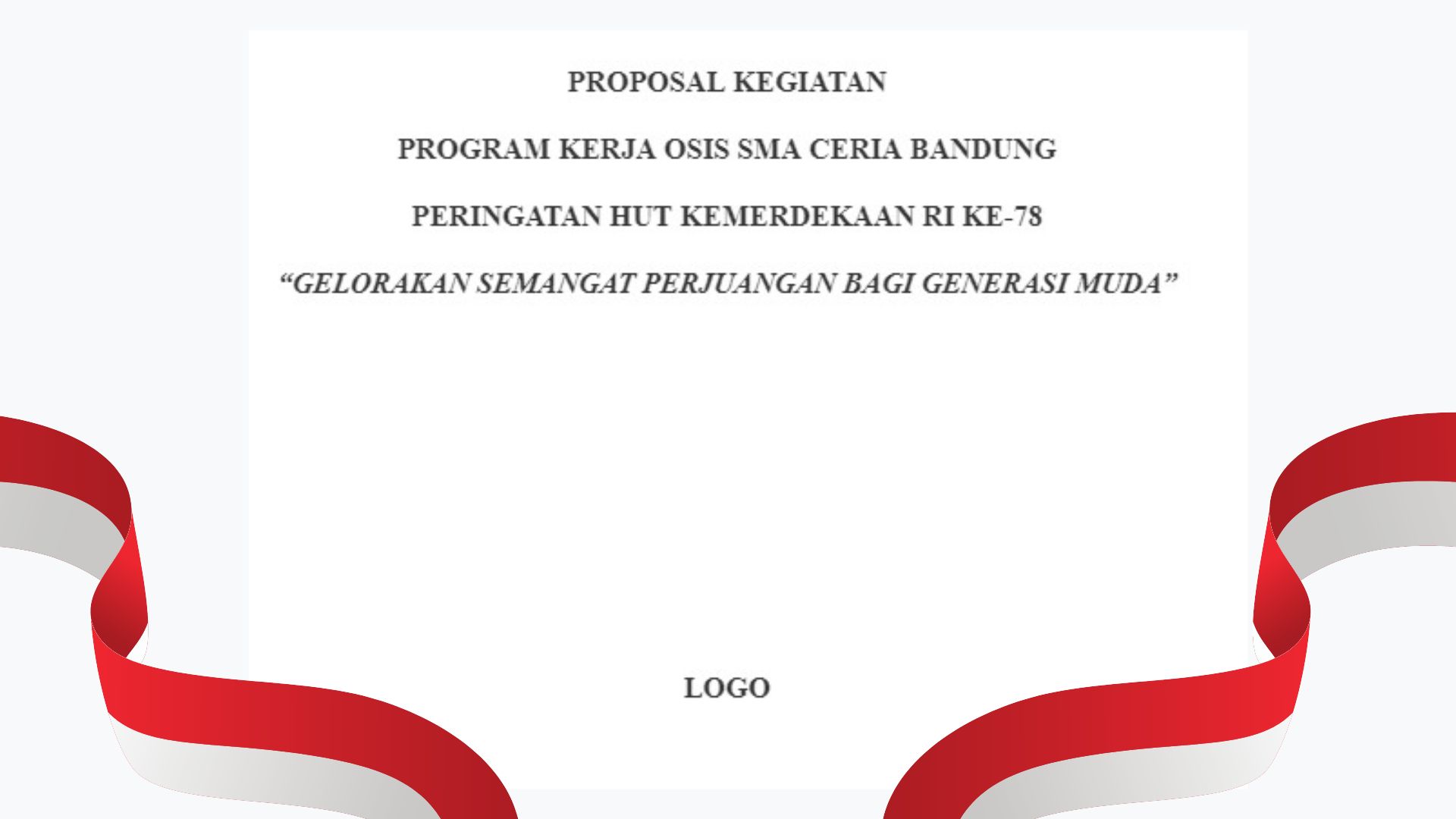 Link Download Proposal 17 Agustus 2023 OSIS SMA SMK MA (PDF Word ...
