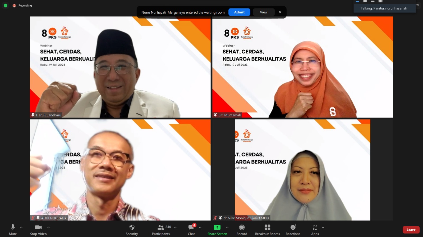 Peringati Harganas dan HAN, BPKK DPW PKS Jawa Barat Gelar Webinar ...