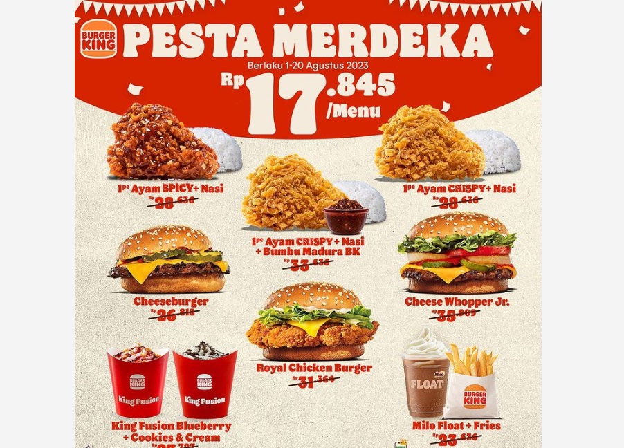 5 Promo Makanan Paling Unik Sambut Hari Kemerdekaan 17 Agustus 2023 ...