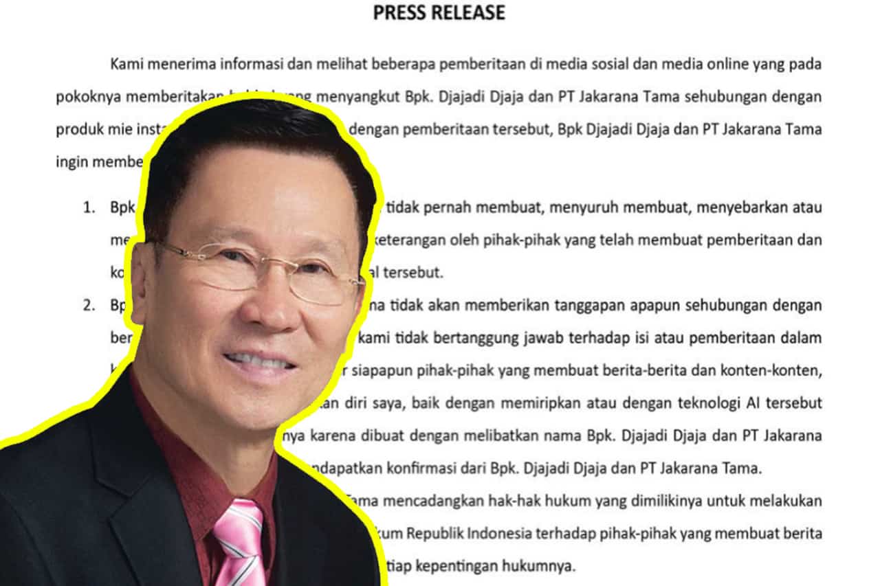 Klarifikasi Djajadi Djaja Pemilik Mie Gaga Tentang Kisahnya yang Viral ...