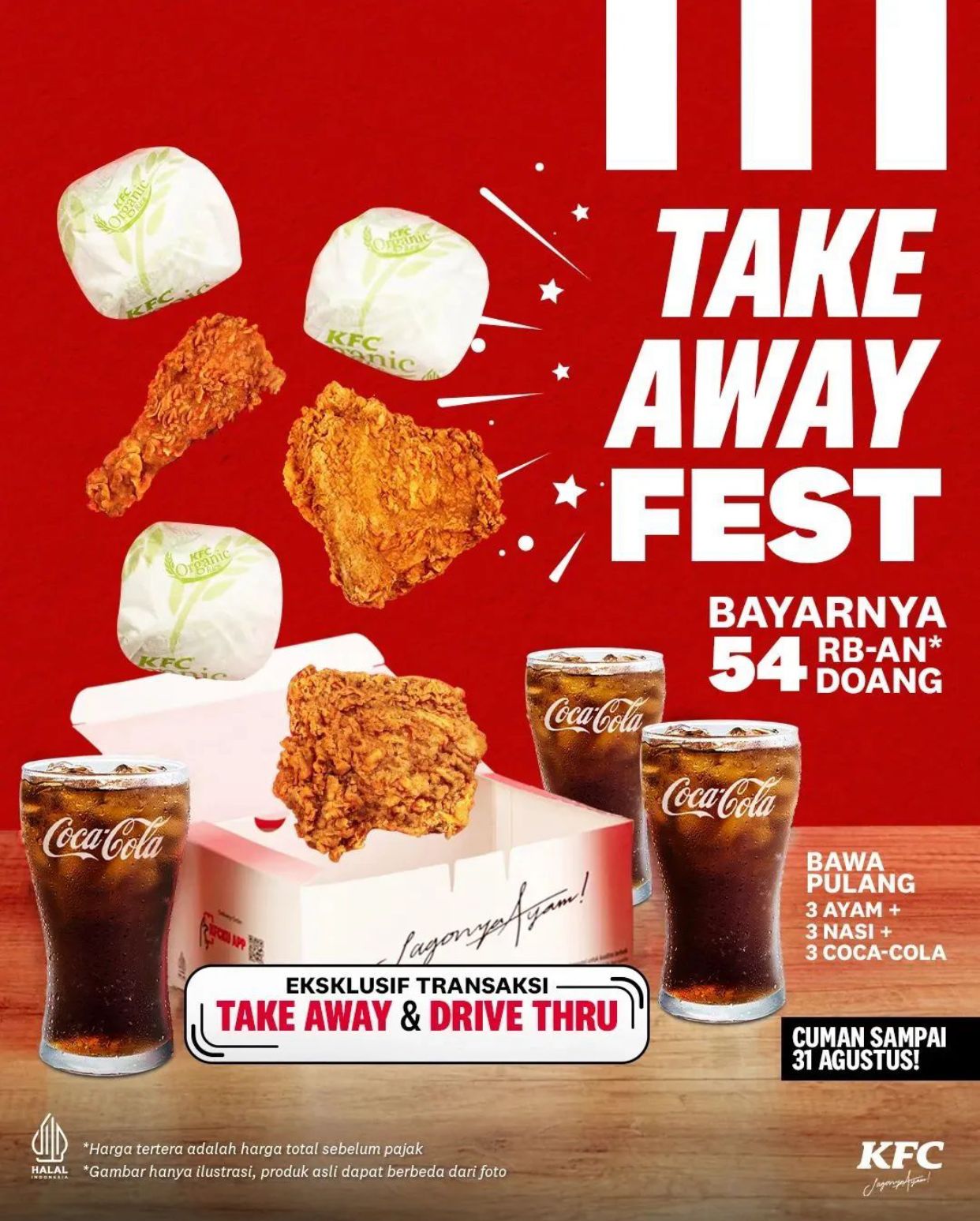 Promo KFC Take Away Fest, Nikmati Bersama Orang Terdekat ...