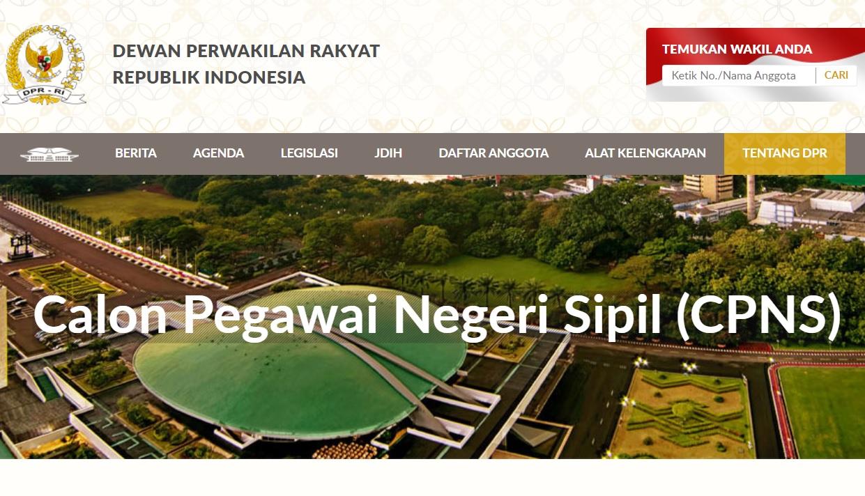 Link PDF 98 Formasi CPNS Setjen DPR RI 2023 dan Jurusan yang Dibutuhkan – jabarekspres.com