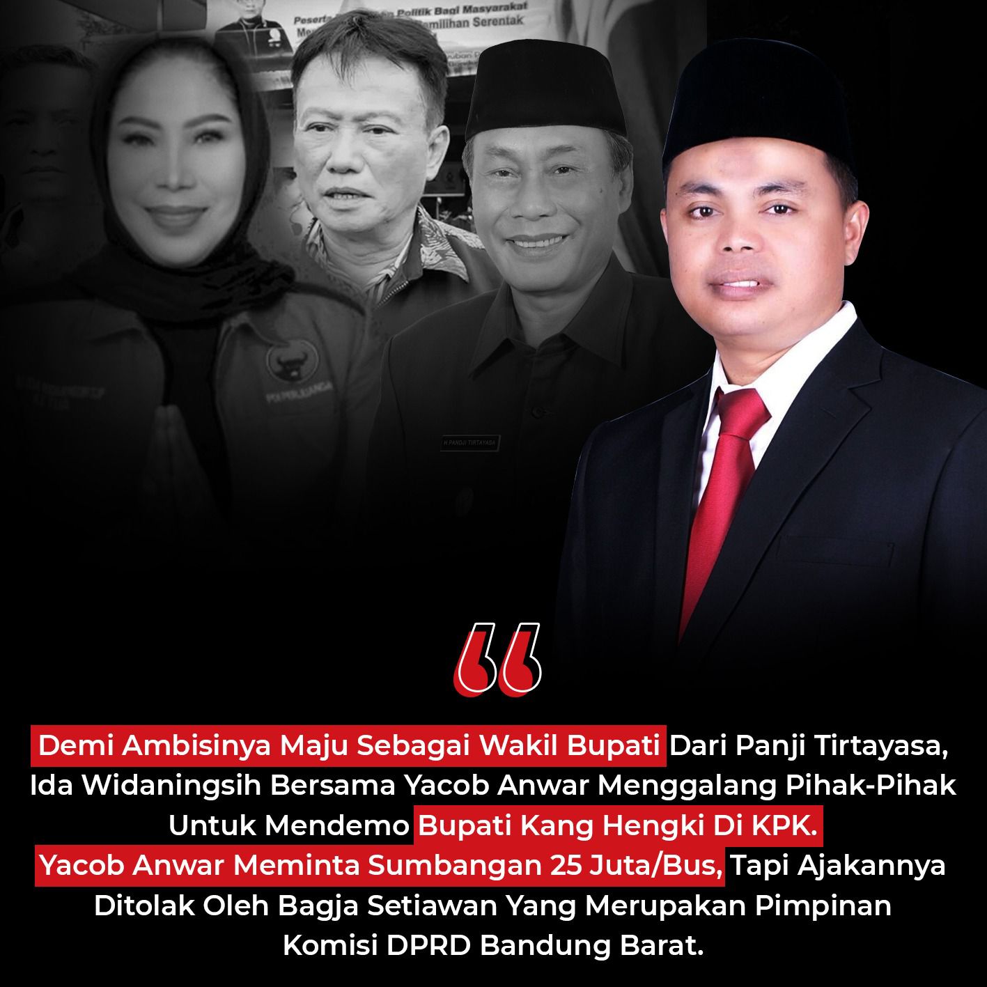 Beredar Poster dengan Tudingan Miring, Begini Tanggapan Dua Anggota ...