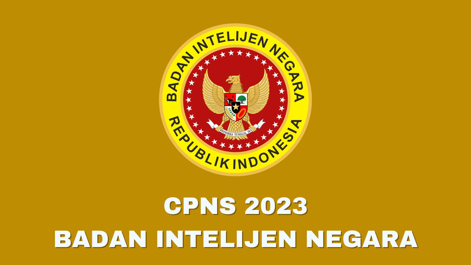 Ini Syarat dan Formasi CPNS BIN SMA Sederajat 2023 – jabarekspres.com